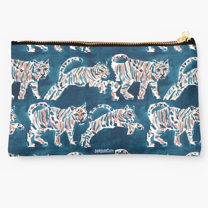 tiger-pounce-pouch – BARBARIAN by Barbra Ignatiev | Santa Cruz Artist ...