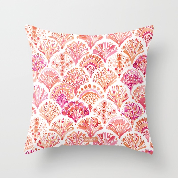 CORAL CAMO Mermaid Fish Scales Pattern – BARBARIAN by Barbra Ignatiev ...