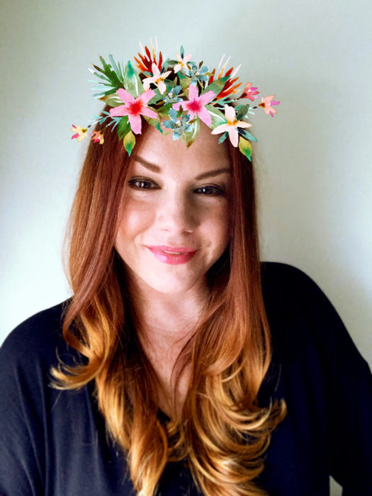 REACHING Pink Wild Floral – BARBARIAN by Barbra Ignatiev | Santa Cruz ...