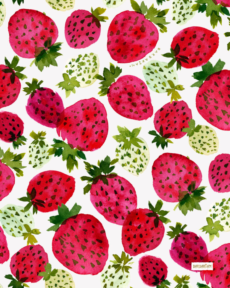 STRAWBERRY JAM – BARBARIAN by Barbra Ignatiev | Santa Cruz Artist | Art ...