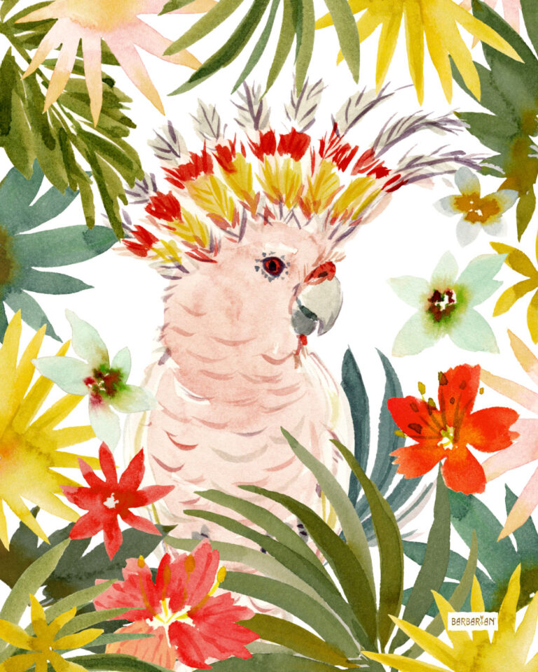 SHOP NEW ART – BARBARIAN by Barbra Ignatiev | Bold colorful art
