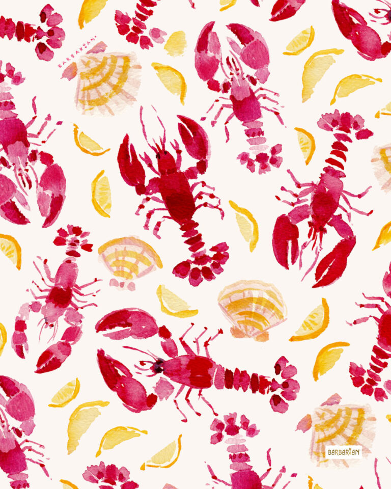 LOBSTER FEAST – BARBARIAN by Barbra Ignatiev | Santa Cruz Artist ...