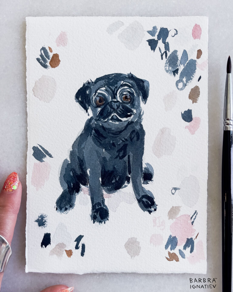 BARBARIAN by Barbra Ignatiev | Santa Cruz Artist | Custom Pet Portraits ...