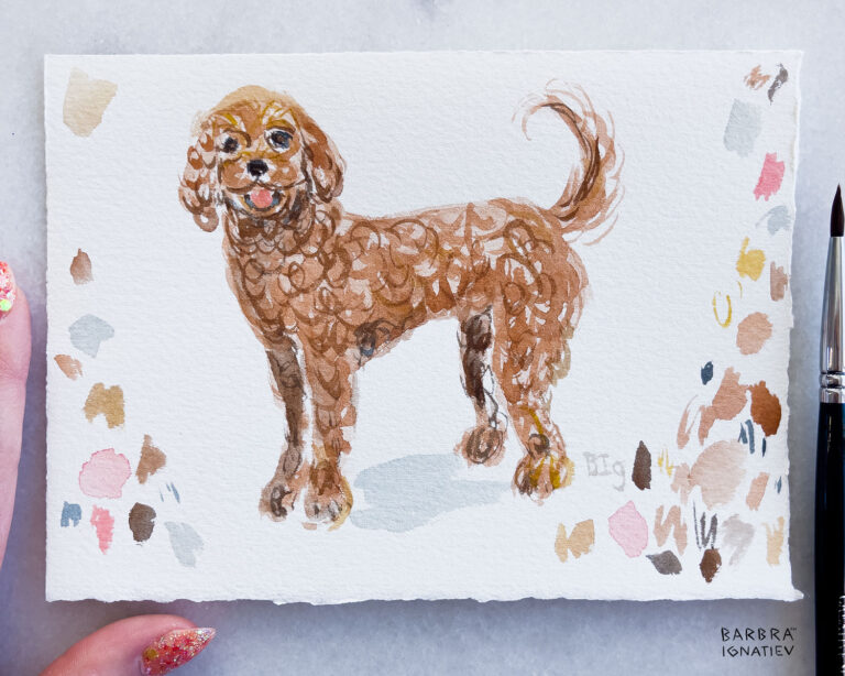 BARBARIAN by Barbra Ignatiev | Santa Cruz Artist | Custom Pet Portraits ...