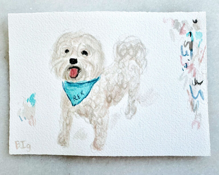 BARBARIAN by Barbra Ignatiev | Santa Cruz Artist | Custom Pet Portraits ...
