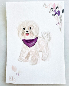 BARBARIAN by Barbra Ignatiev | Santa Cruz Artist | Custom Pet Portraits ...